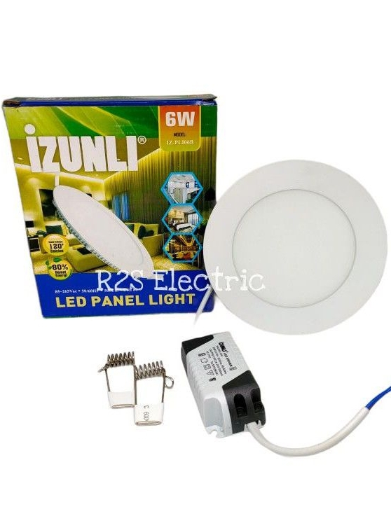 Jual downlight pannel led 6w bulat putih | Shopee Indonesia