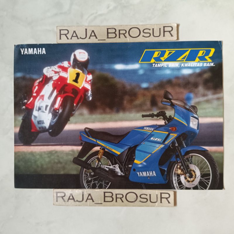 Jual Poster brosur katalog leaflet jadul lawas Yamaha RZR/RZ R 6speed 2tak 1991-1992 | Shopee ...