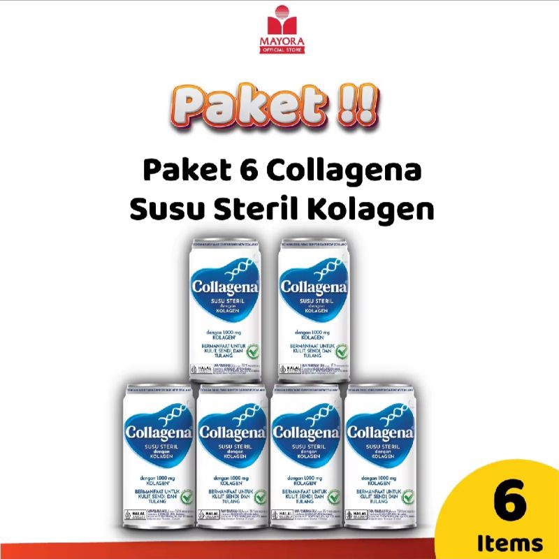 Jual Paket 6 Collagena Susu steril kolagen | Shopee Indonesia