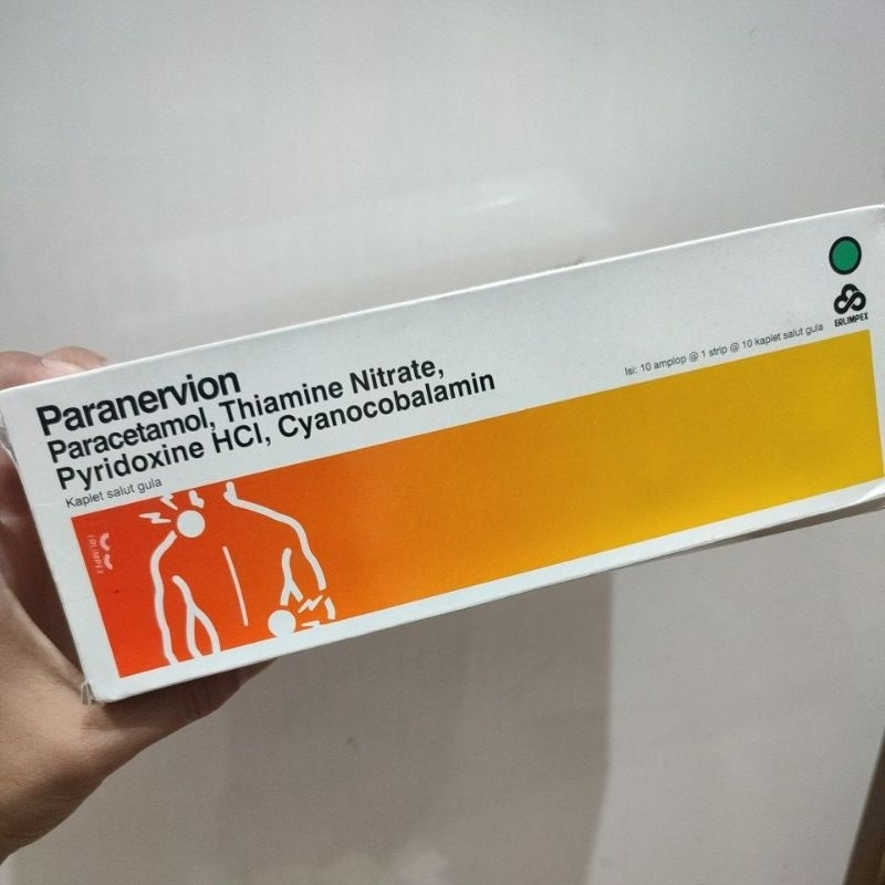 Jual Paranervion 1 KOTAK ISI 100 KAPLET - Meredakan Demam, Pegal Linu ...
