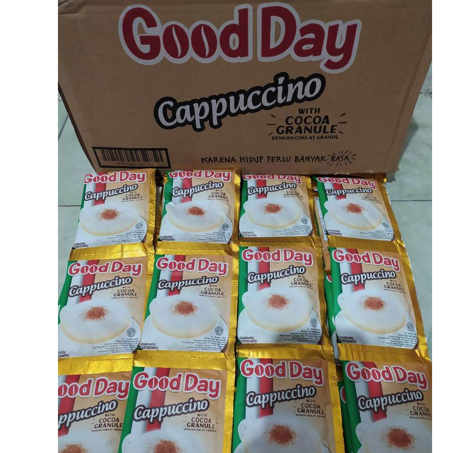 Jual GOOD DAY Cappuccino 1 Renceng (10 x 25 gr) | Shopee Indonesia