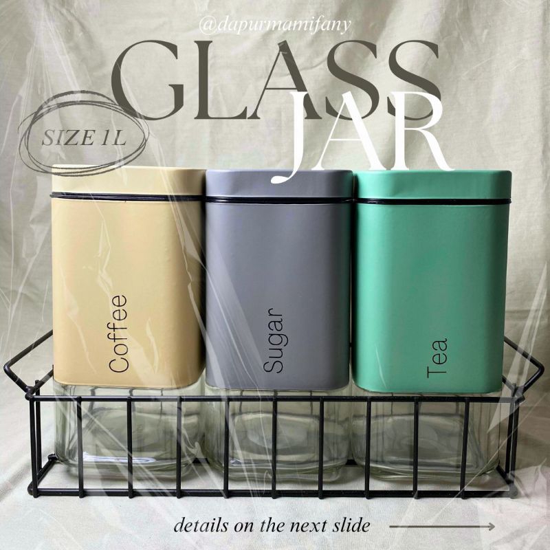 Jual INFORMA GLASS JAR//TOPLES KOPI//TOPLES KACA | Shopee Indonesia