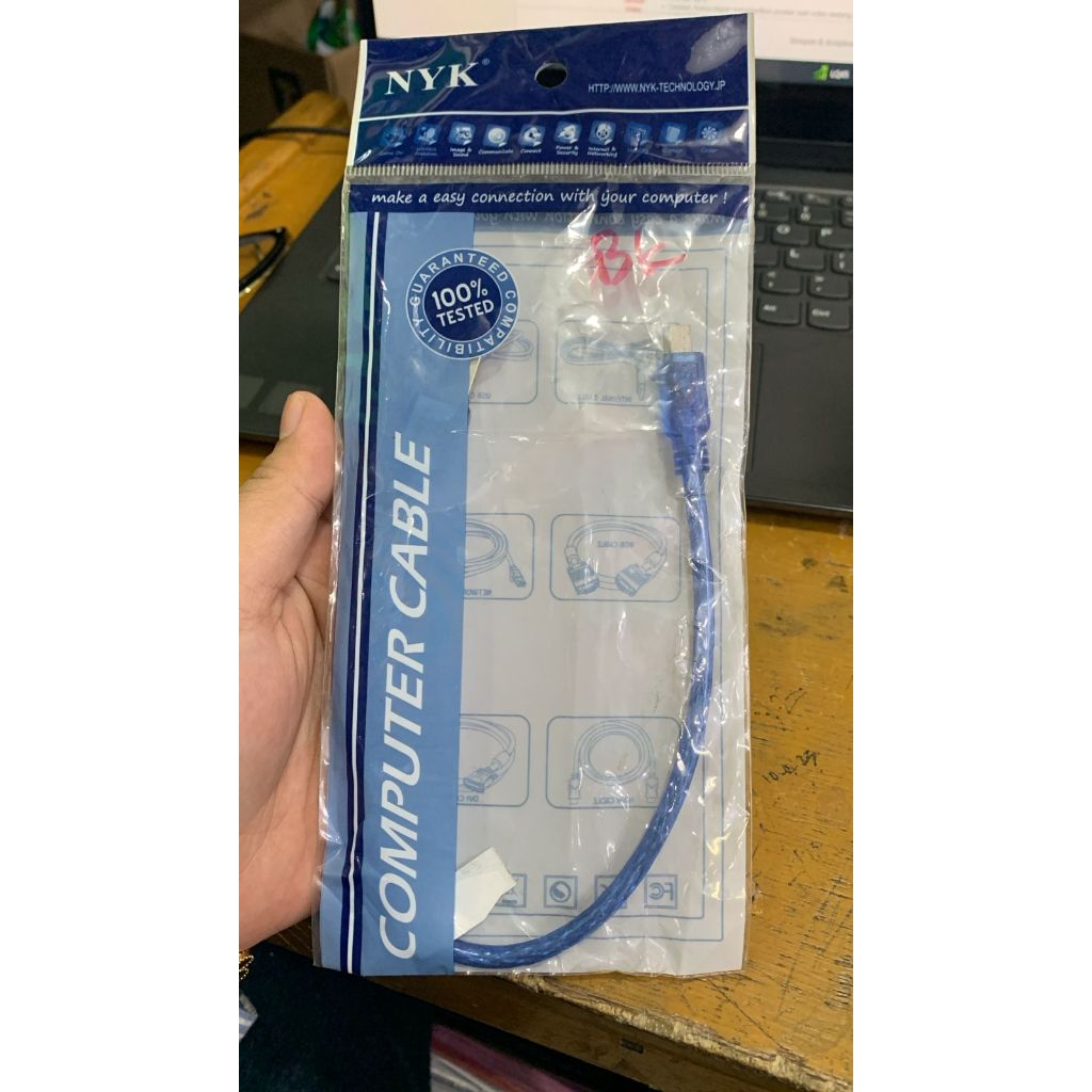 Jual NYK COMPUTER CABLE 5 PIN TRANSPARAN 30CM | Shopee Indonesia