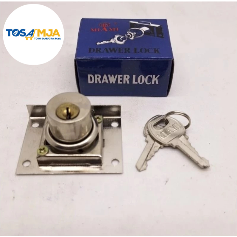 Jual KUNCI LACI 201 22MM Besar TEBAL STAINLESS PREMIUM / DRAWER LOCK ...