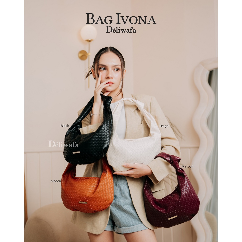 Jual Deliwafa - Shoulder bag Wanita Premium Tas Ivona | Shopee Indonesia