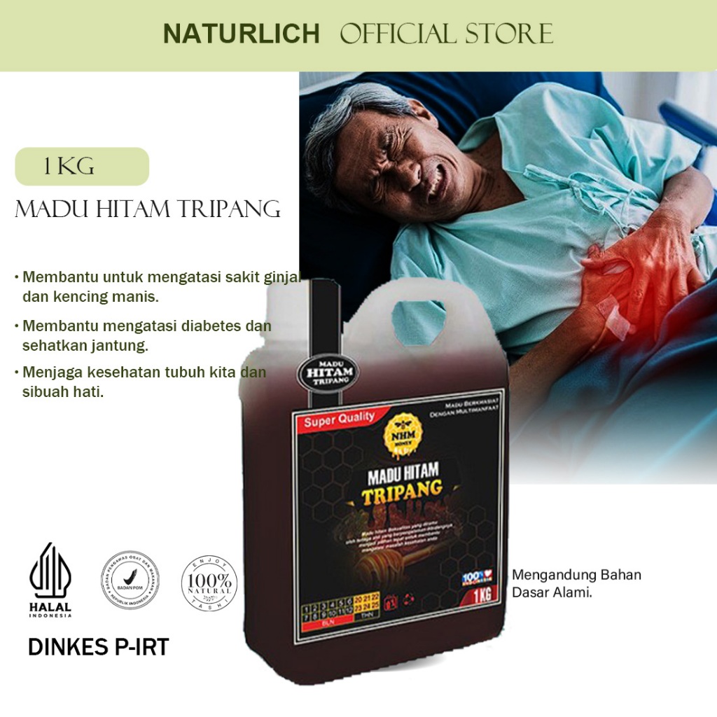 Jual Madu Teripang Hitam 1kg Membantu mengatasi sakit ginjal Membantu ...