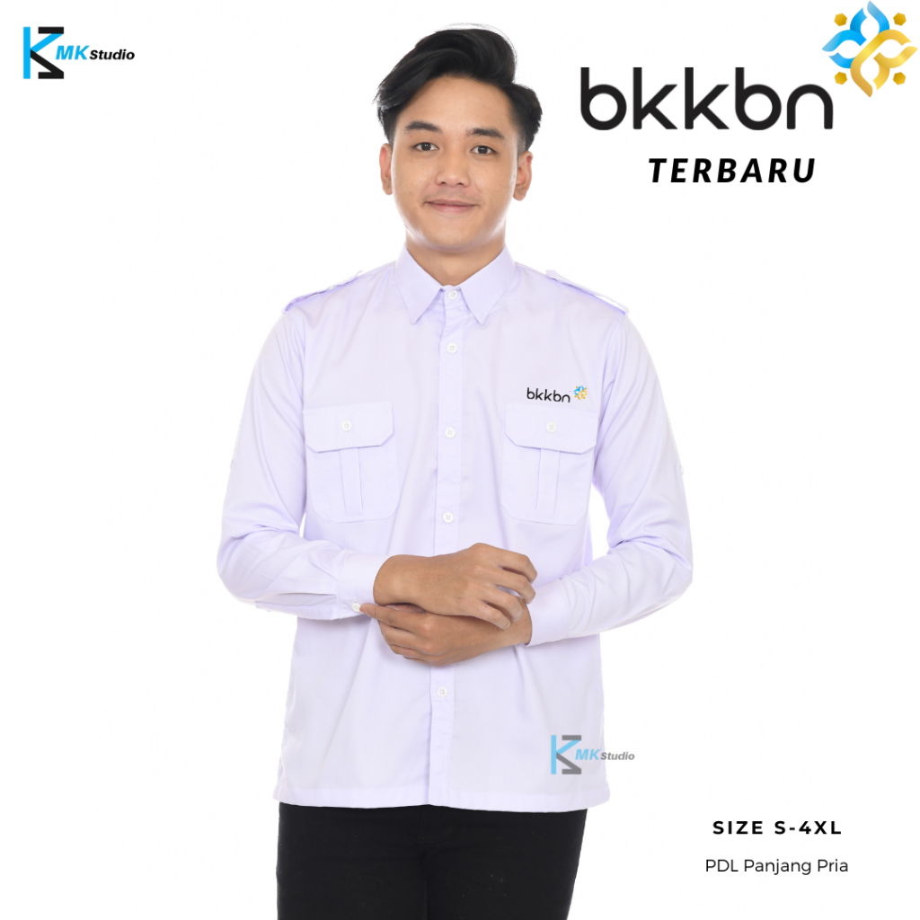 Jual Baju Seragam BKKBN Terbaru/PDL Dinas Putih BKKBN/Kemeja Seragam ...