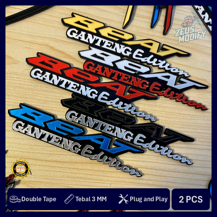 Jual ZEUS Emblem Beat Ganteng Edition - Logo Timbul Akrilik Premium ...