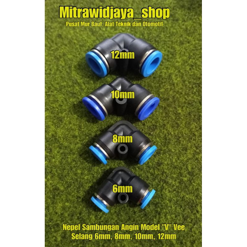 Jual Fitting pneumatic / sambungan selang angin MPV 12mm,10mm,8mm,6mm sambungan selang klakson ...