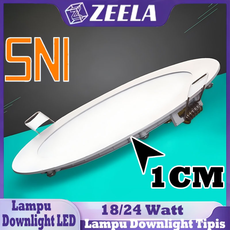 Jual Lampu Downlight Tipis LED Inbow Lampu Plafon Modern 18/24 Watt 2 ...