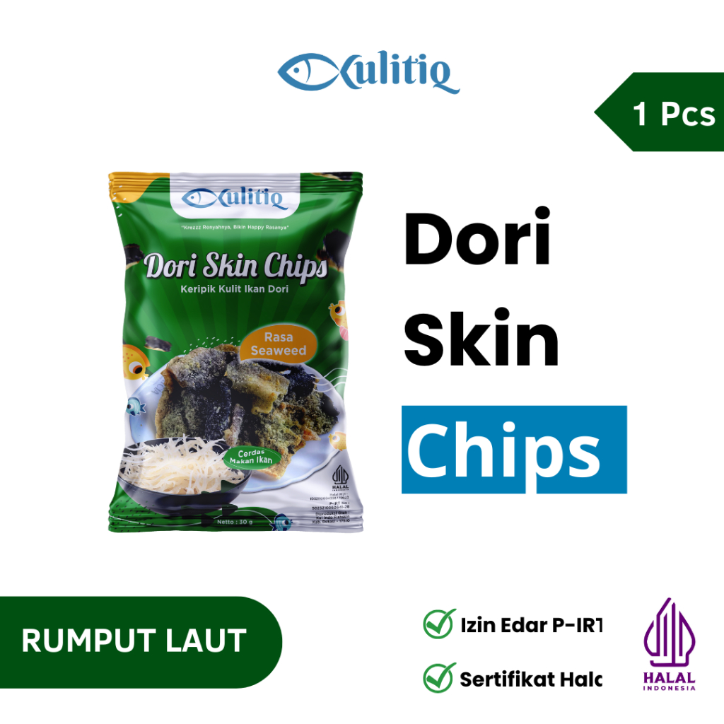 Jual Kulitiq Dori Skin Chips : (Keripik Kulit Ikan Dori) - Rumput laut ...