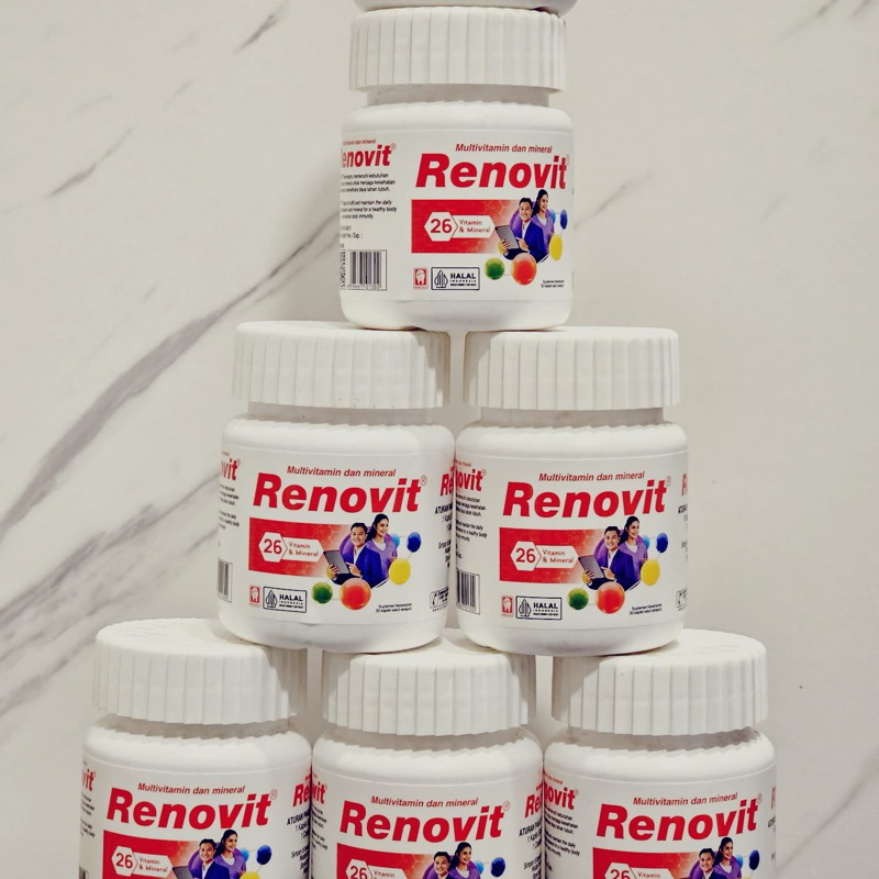 Jual Renovit Multivitamin Mineral 30 Caplets Multi Vitamin | Shopee ...
