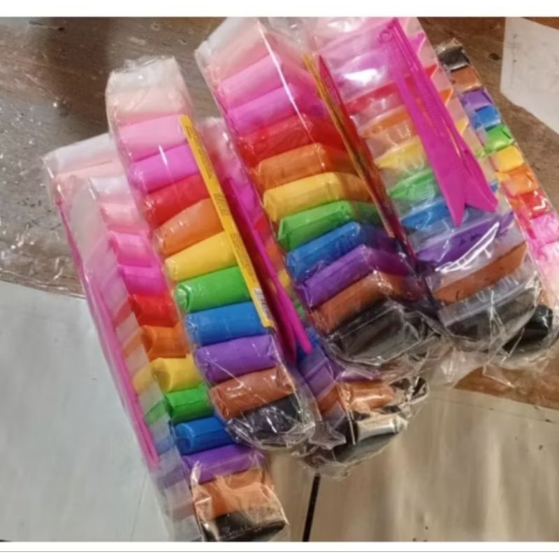 Jual (ISI 12PCS) MAINAN ANAK ANAK SLEM KLAY MODEL BANTAL | Shopee Indonesia