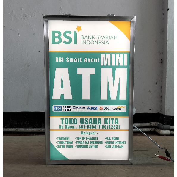 Jual [PROMO!!!] NEON BOX AGEN BSI CUSTOM SATU HARI JADI FREE DESAIN ...
