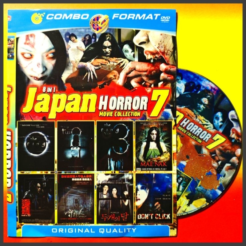 Jual Kaset Film Japan Koleksi Horor Jepang Campuran Vol. 7 Pilihan Terlaris idi 8 Judul Teks ...