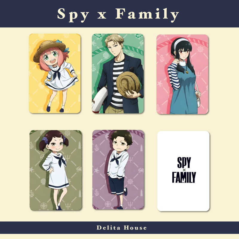 Jual Photocard Anime Spy x Family Anya forger Loid forger Yor Briar ...