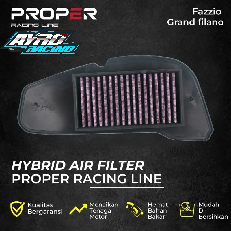 Jual Filter Udara Yamaha Fazzio Proper Racing Line | Shopee Indonesia