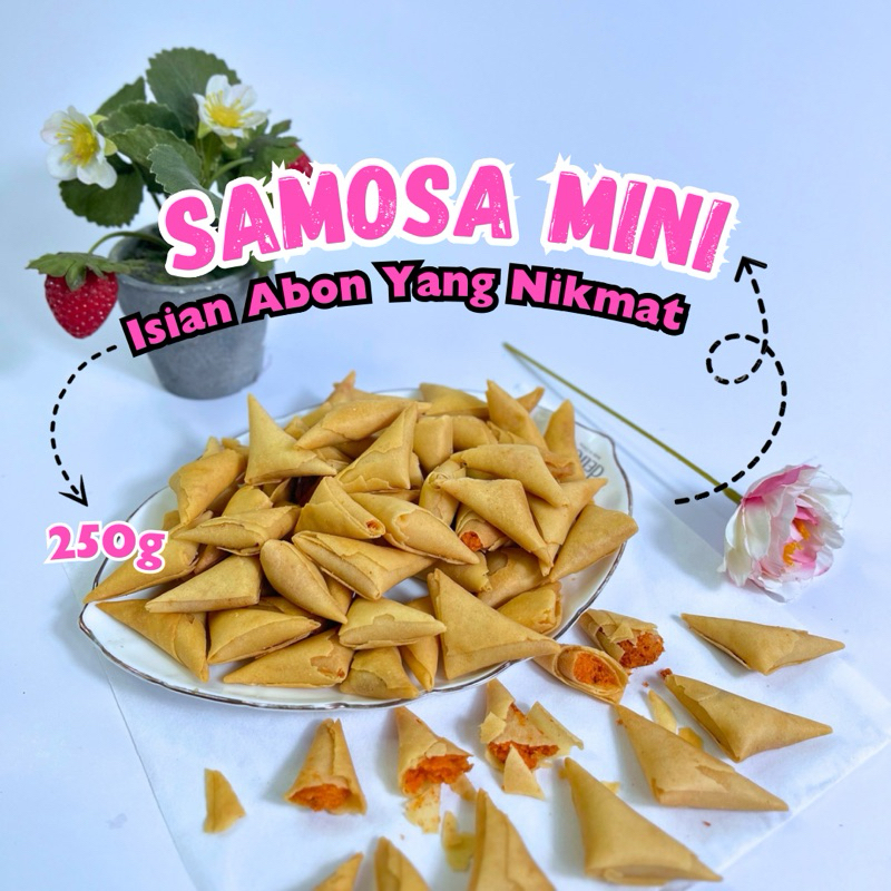 Jual Samosa mini Abon 250gram | snack kiloan | jajanan ringan | samosa ...
