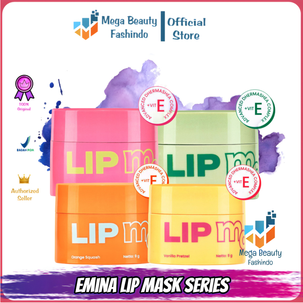 Jual Emina Lip Mask Series 9g | Masker Perawatan Bibir Lembab | High ...