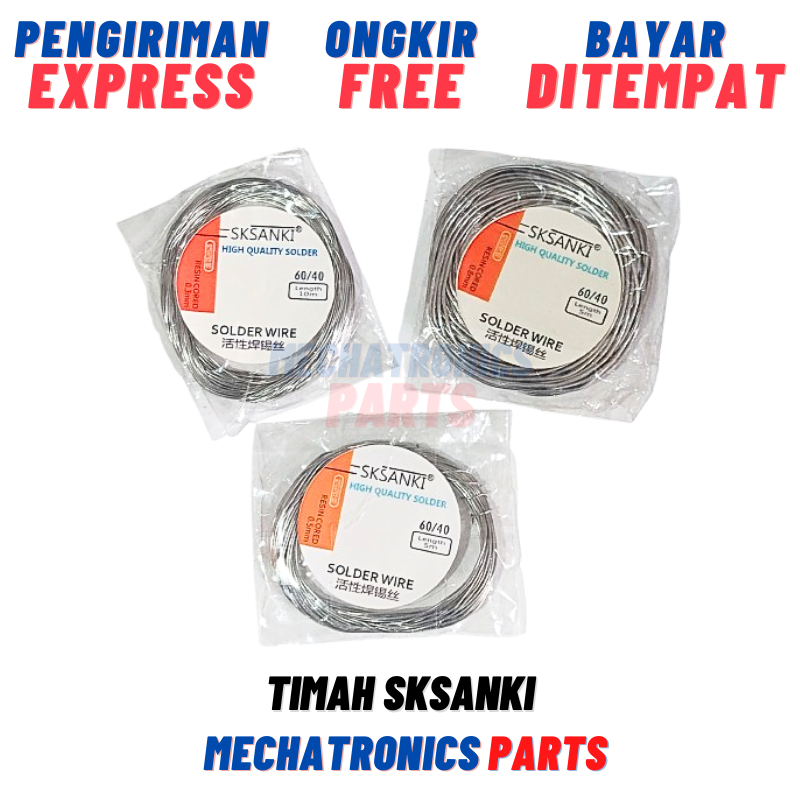 Jual Timah SKSANKI Tenol Kawat Rol Gulung High Quality Solder Wire Flux ...