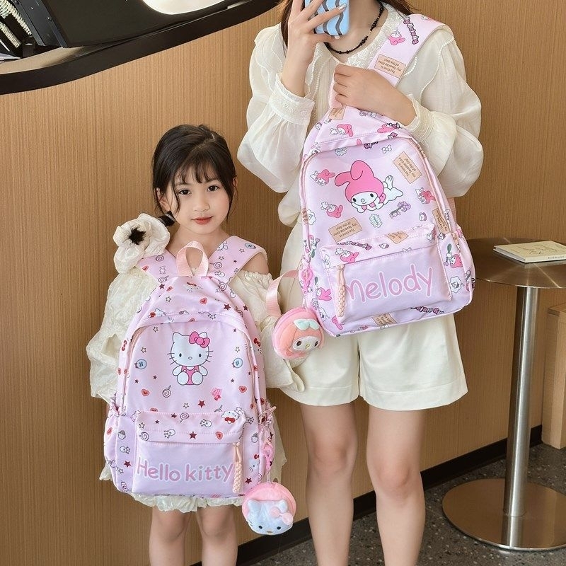 Jual Tas sekolah Anak Perempuan/ Tas Ransel Backpack Karakter Sanrio Kuromi Cinamoroll Melody ...