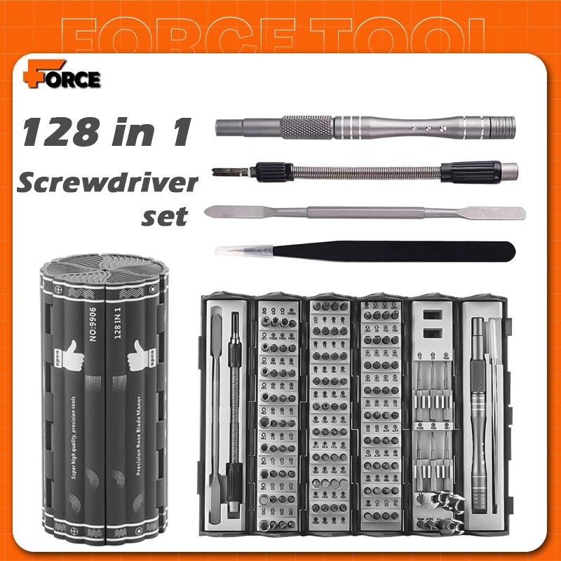 Jual 128 in 1 set obeng presisi dengan mata bor magnet multi-fungsi all ...