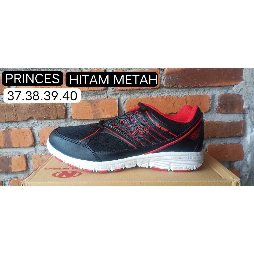 Jual SEPATU NEW ERA PRINCESS HITAM MERAH | Shopee Indonesia