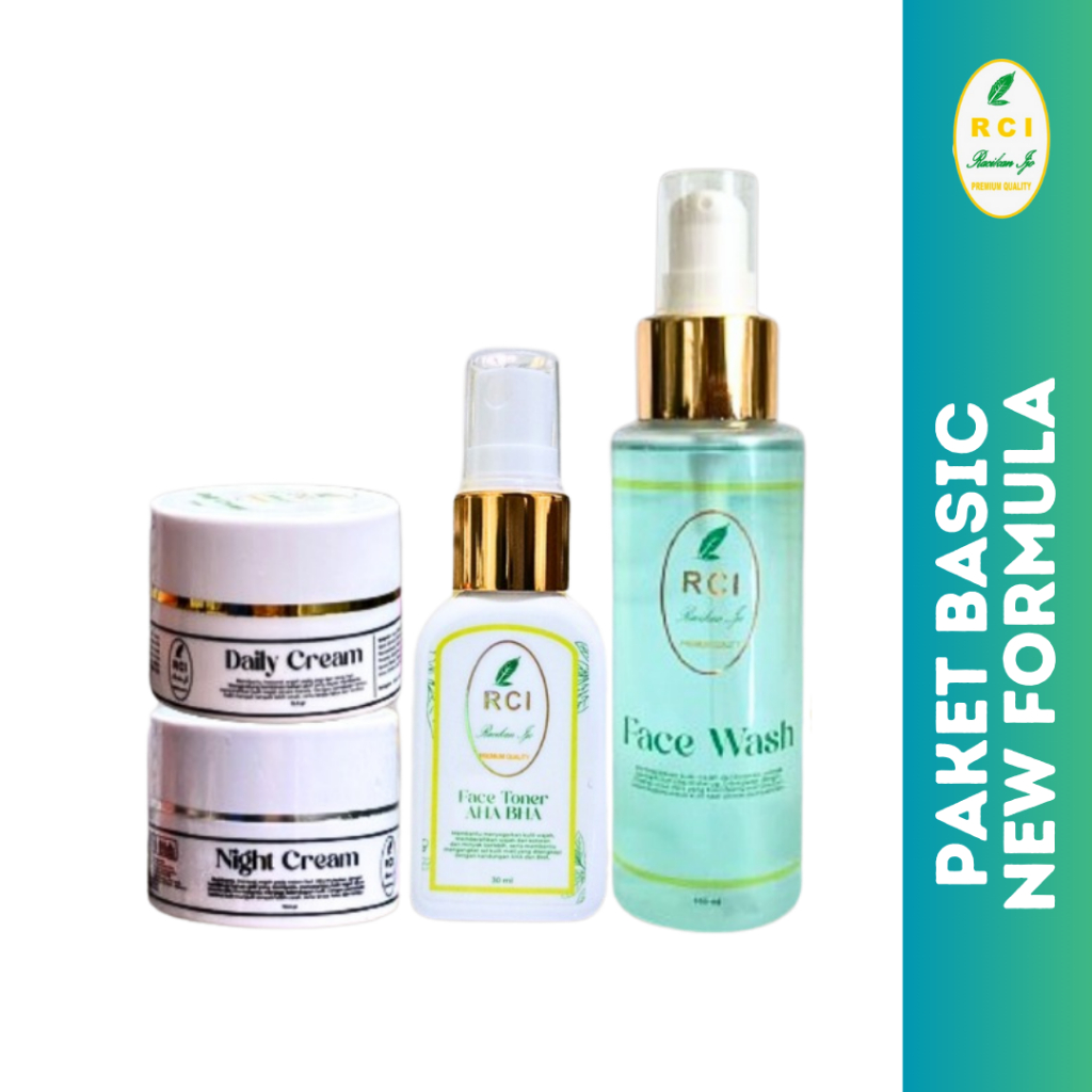 Jual PAKET WHITE BASIC NEW FORMULA | RCI SKINCARE | Shopee Indonesia