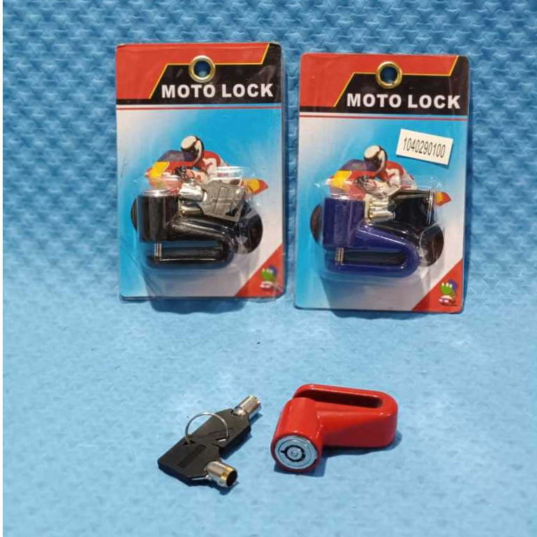 Jual Gembok Cakram Sepeda Motor / Moto Lock Pengaman Motor | Shopee ...