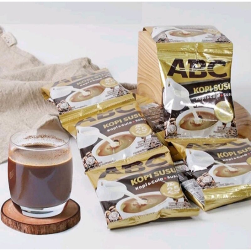 Jual kopi ABC susu 10 sachet/renceng | Shopee Indonesia