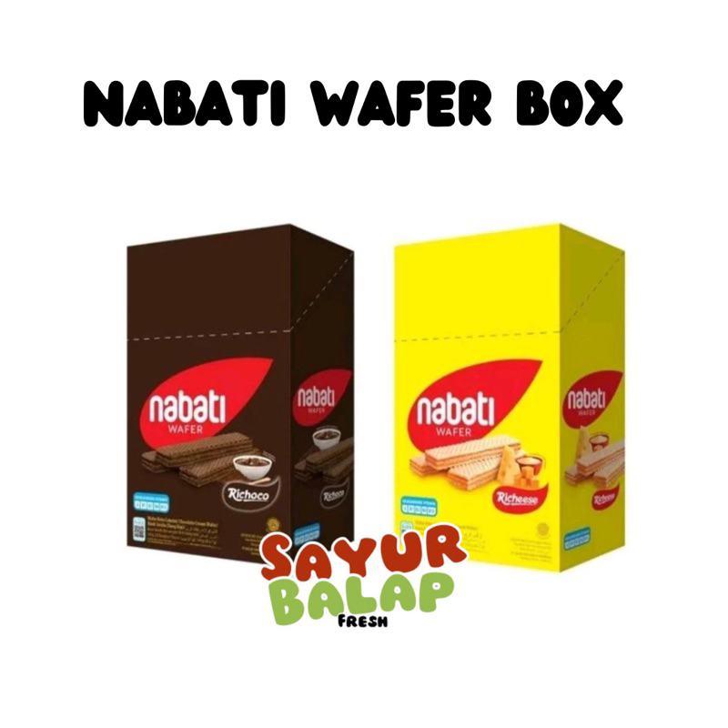 Jual Wafer Nabati Box isi 20pcs Wafer Richeese Nabati | Shopee Indonesia