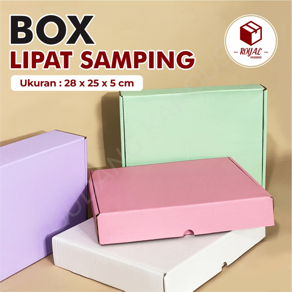 Jual Karton Box DC LS ( 28 x 25 x 5 cm ) Kardus/Polos/Karton/Box ...