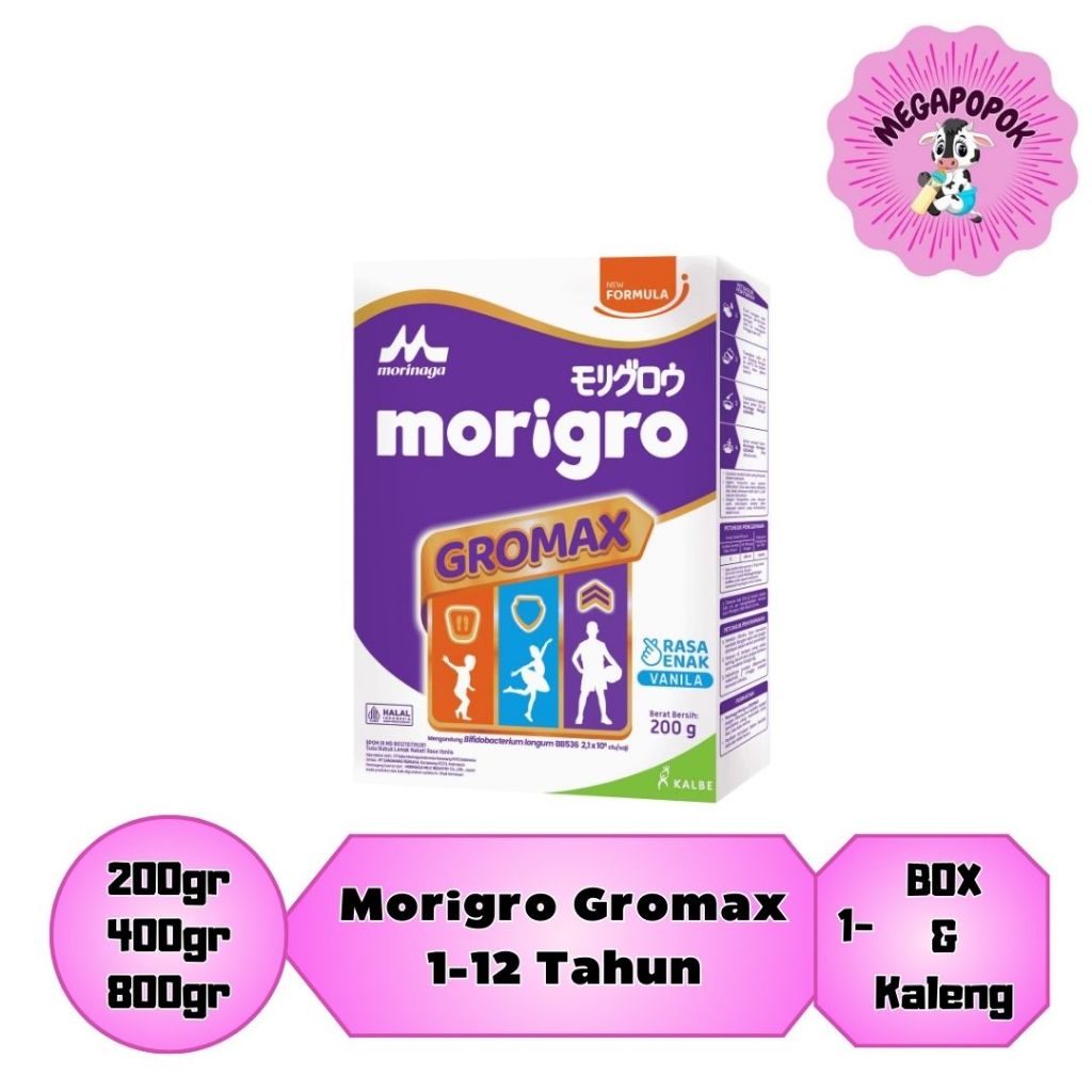 Jual Morinaga Morigro Gromax 200gr/400gr/800gr/Madu/Vanila/megapopok ...