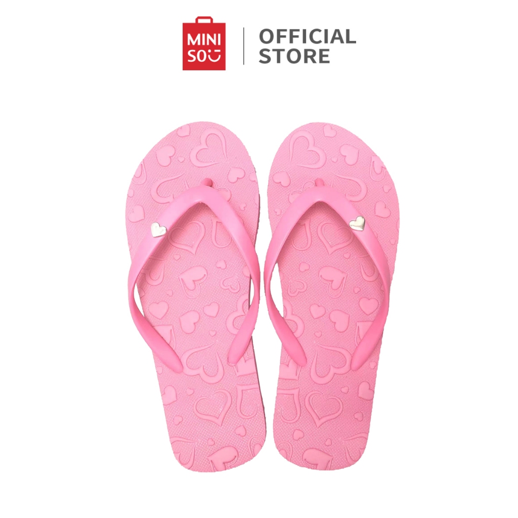 Jual Miniso x Women's Flip-Flops Sweetheart Sendal Wanita Kekinian Sandal Wanita Sol Anti Slip ...
