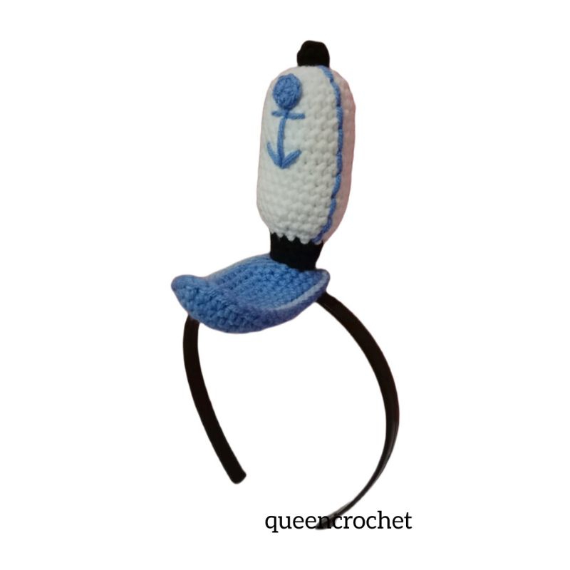 Jual krusty krab SpongeBob headband crochet handmade | bando karakter ...