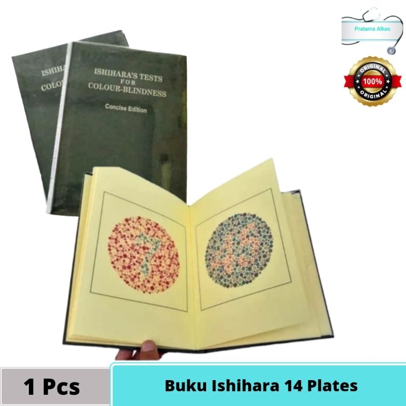 Jual Buku Ishihara 14 Plate / Ishihara Book / Buku Tes Buta Warna ...