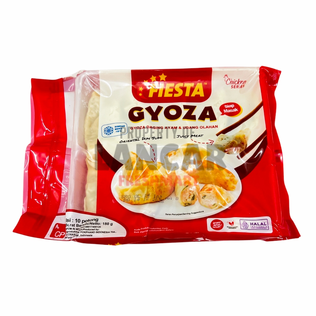 Jual FIESTA GYOZA DAGING AYAM & UDANG OLAHAN 180GR | Shopee Indonesia