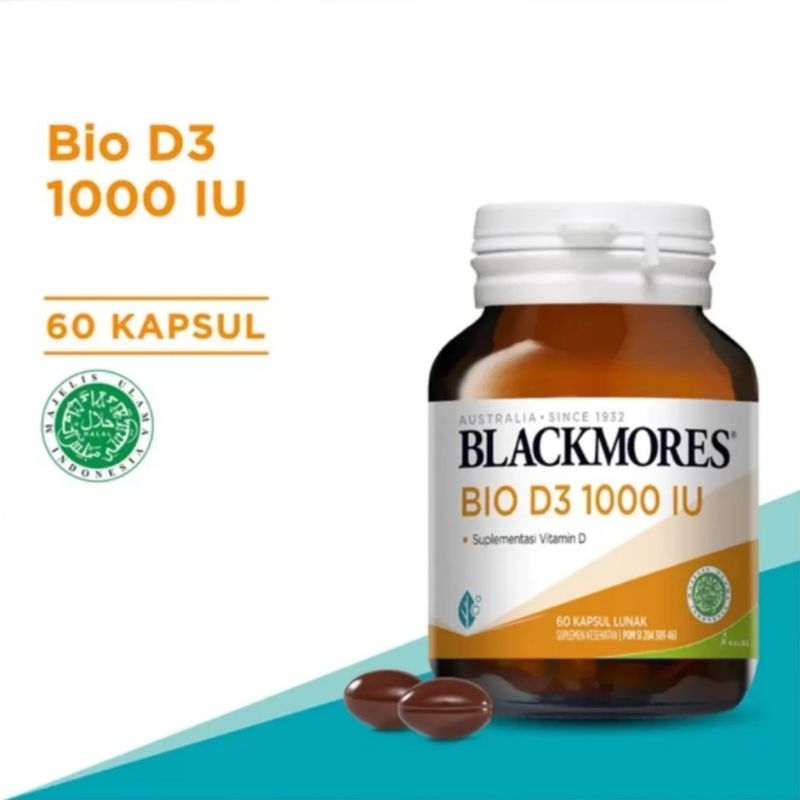 Jual Blackmores Bio D3 isi 60 Kapsul Soft Gel | Shopee Indonesia