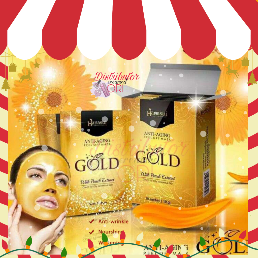 Jual NATURGO GOLD MASK hanasui SYB/ MASKER EMAS SACHET SYB hanasui ...