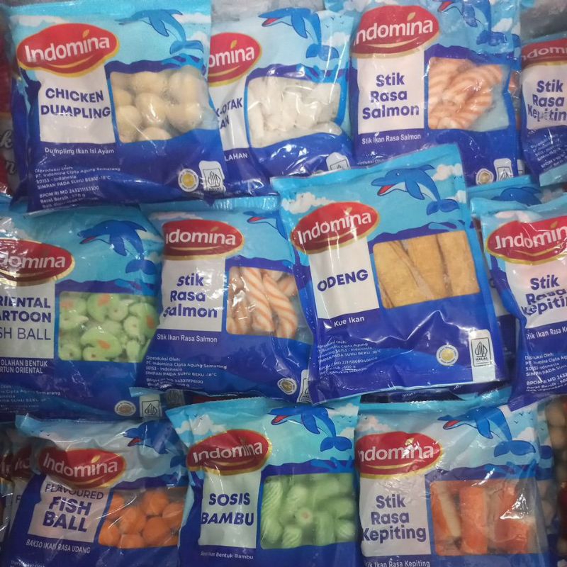Jual INDOMINA VARIAN OLAHAN IKAN 500g | Shopee Indonesia