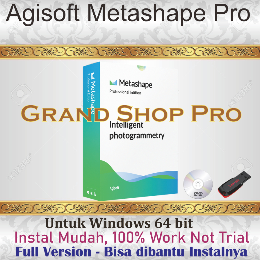 Jual Agisoft Metashape Professional 2.3.0 Build 21805 (Full Version ...
