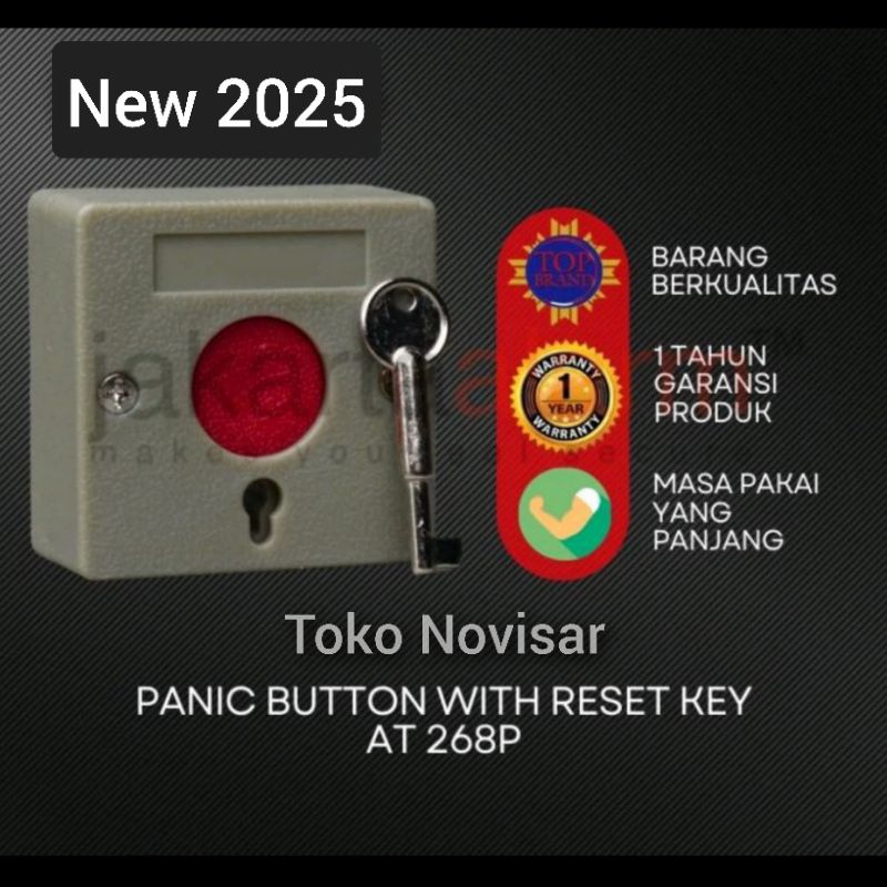Jual tombol darurat emergency panik push button sirine alarm tombol ...