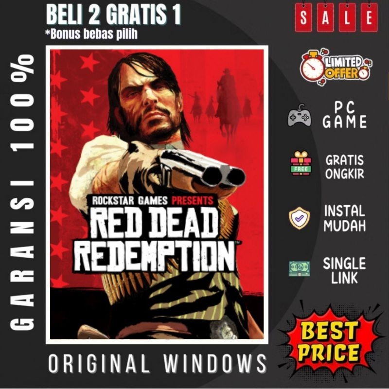 Jual RED DEAD REDEMPTION 1 - RDR 1 - GAME WINDOWS ORIGINAL - GAME PC ...
