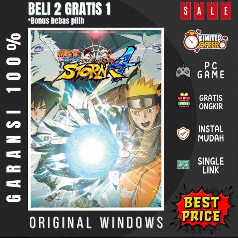 Jual NARUTO SHIPPUDEN ULTIMATE NINJA STORM 4 - GAME PC - GAME LAPTOP ...