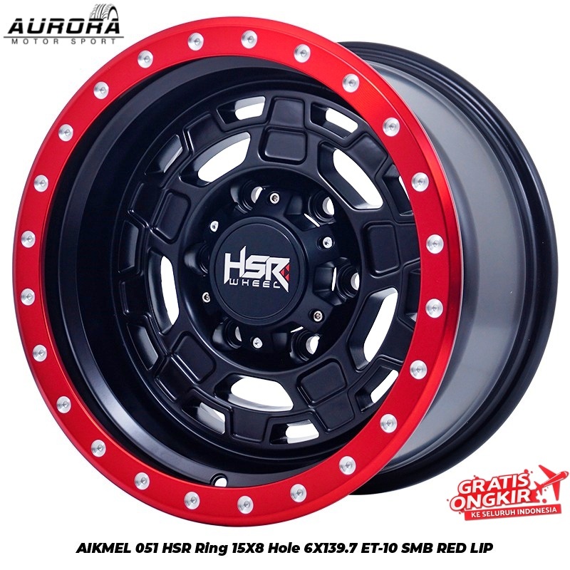 Jual Velg ring 15 pcd 6x139 mobil Dmax Panther Terrano Triton HSR ...