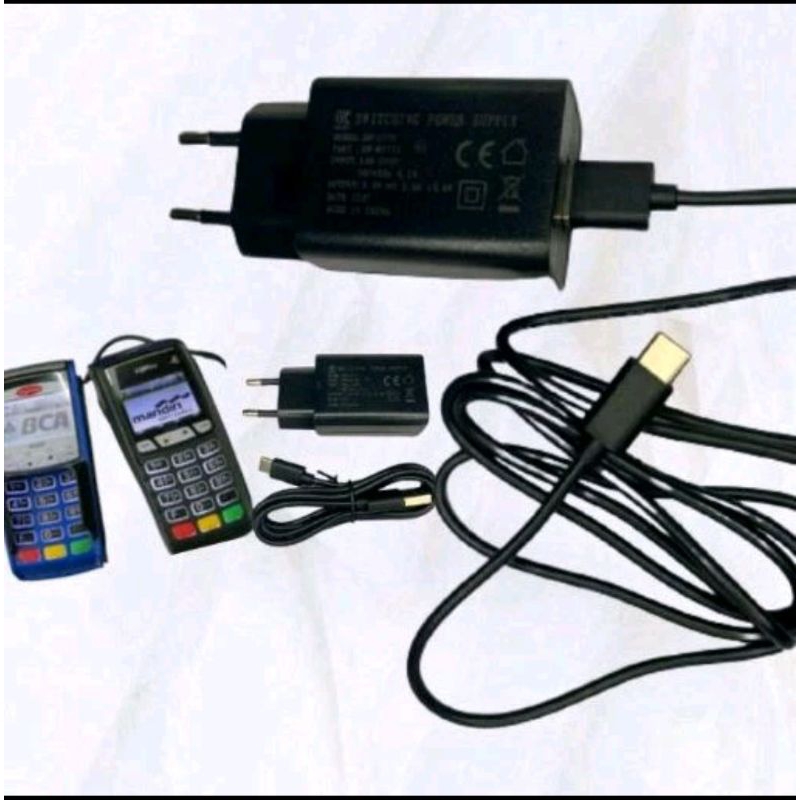 Jual Adapter/Charger EDC Type C Untuk BRi,BNI,Dll (Original) | Shopee ...