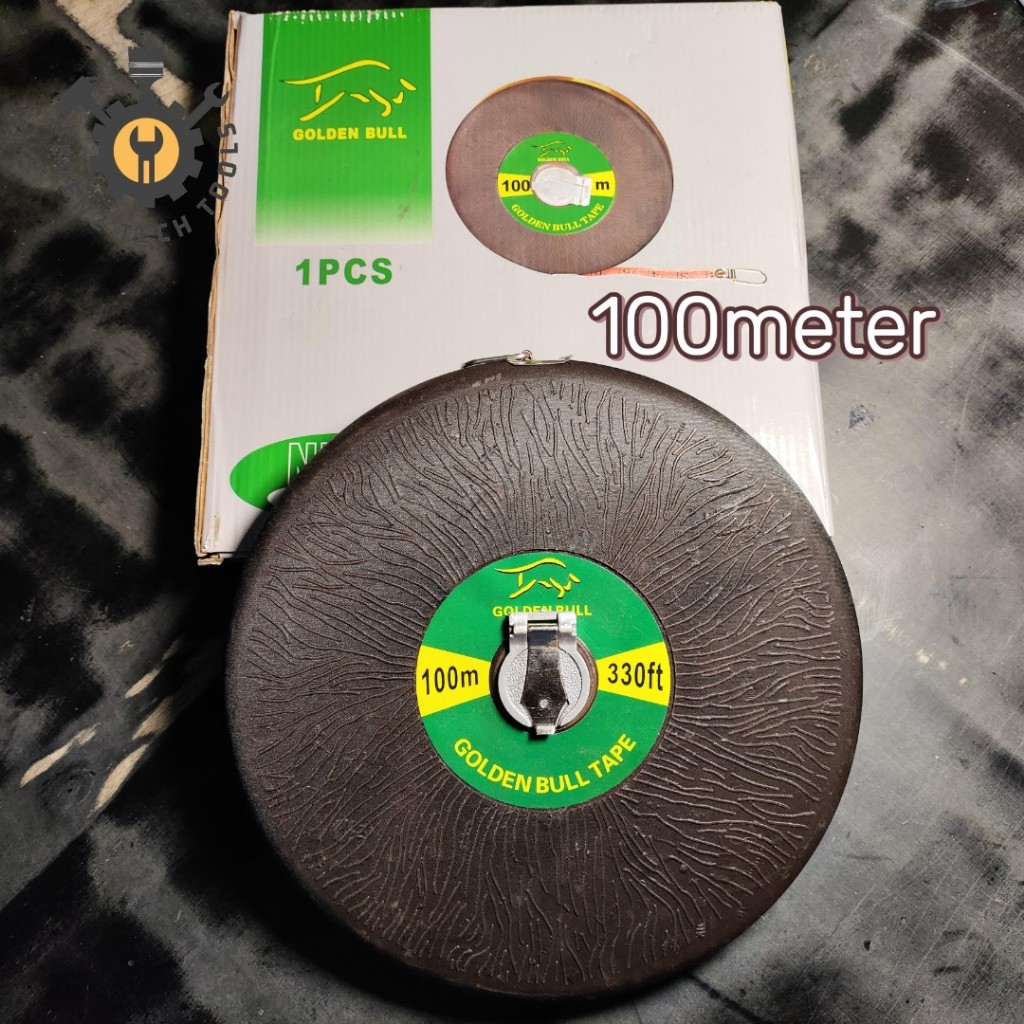 Jual METERAN GULUNG 100M RUSH / METERAN BULAT 100METER/30FT METERAN ...