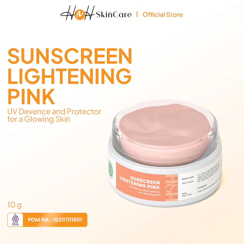 Jual HNH Sunscreen Lightening Pink / UV Defender, Sunscreen dengan ...