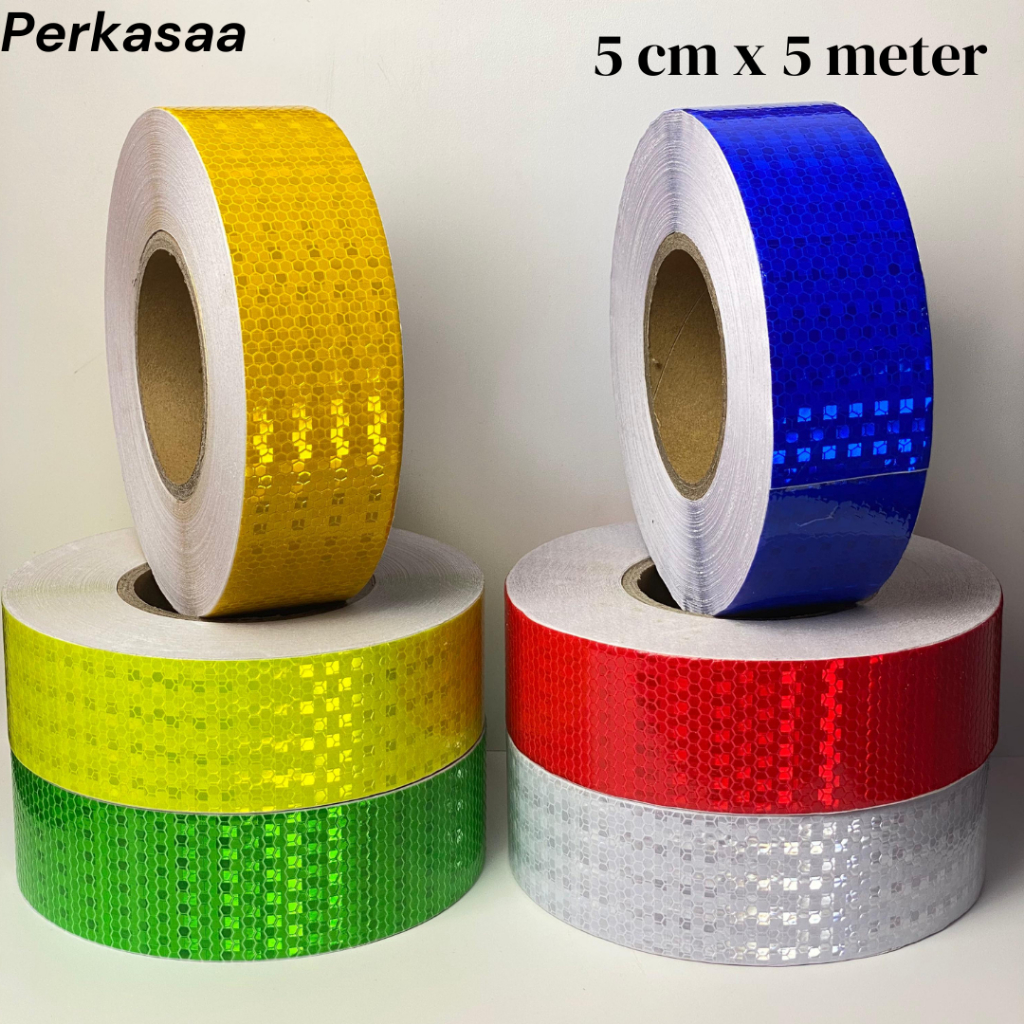 Jual Stiker Reflektor 5cm x 5 Meter untuk Stiker pantul Cahaya Stiker ...
