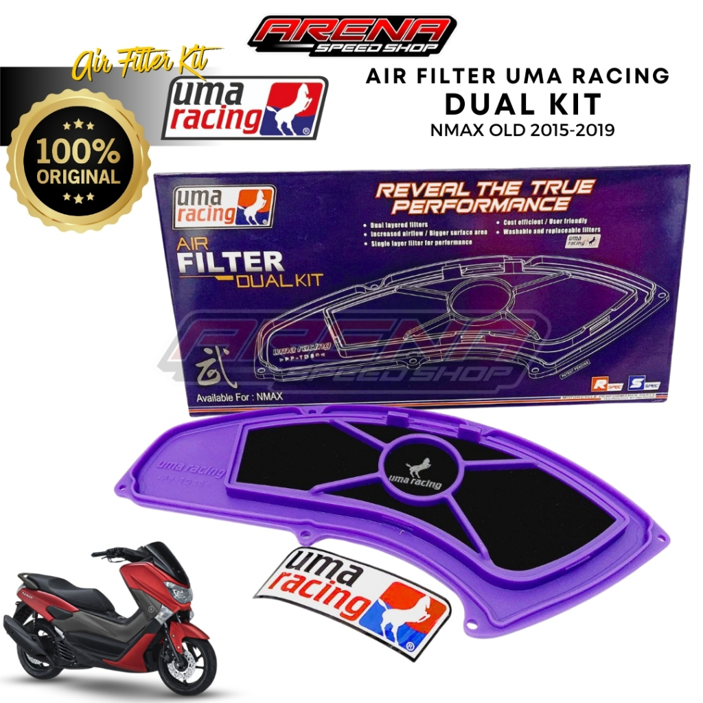 Jual UMA Racing Air Filter Dual Kit NMax - Filter Udara Nmax Old Dual ...